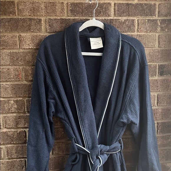 Pottery Barn | Intimates & Sleepwear | Pottery Barn Navy Waffle Knit ...